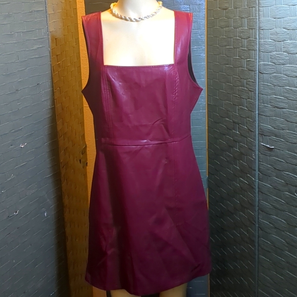 Vici | Dresses | Measurements Pictured Pit 2 Pit Faux Leather Mini ...